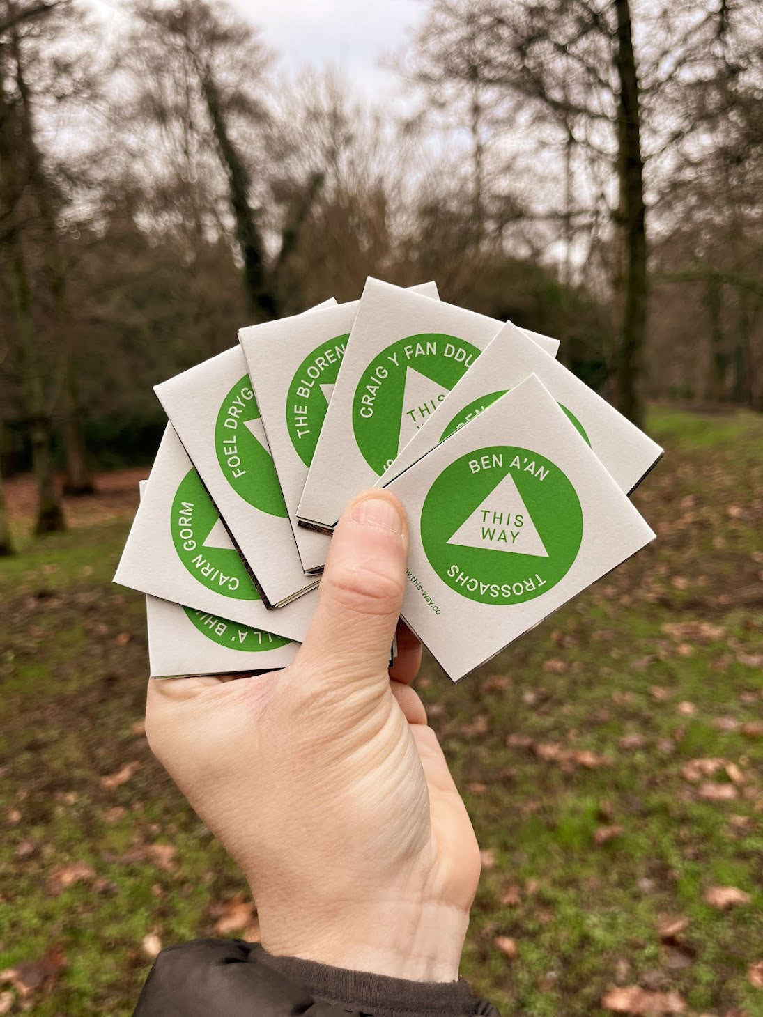 This-Way Mini Maps | UK Maps | Recycled Maps | Wildbarc